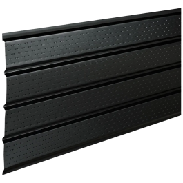 Soffite d'aluminium ventilé 16" x 12' 4 panneaux noir | Matériaux Pont ...