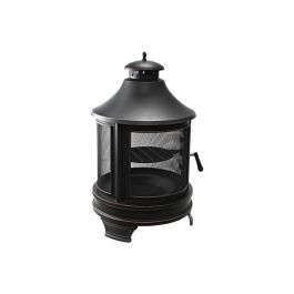 Foyer extérieur bronze 29.5" x 29.5" x 49.5" avec grille cuisson ...