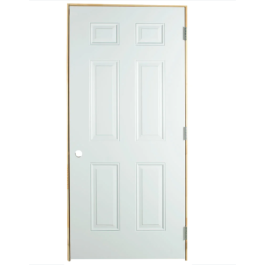 Porte à cabanon en acier 34" x 4-5/8", ouverture droite vers l ...