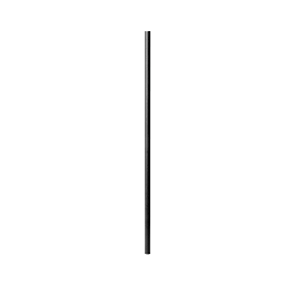100 Pack 26" Classic Black Round Aluminum Balusters | Materiaux Pont Masson