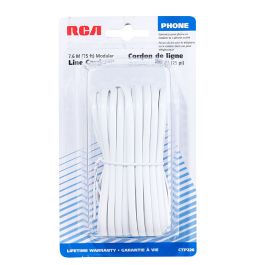 Cordon de ligne modulaire avec raccords, 25', blanc | Matériaux Pont Masson