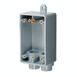 Grey FSS Gang Box 1 Gang PVC | Materiaux Pont Masson