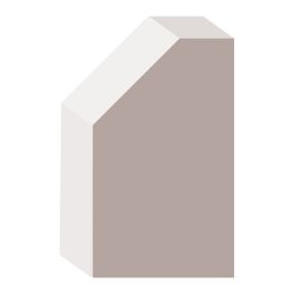 Primed Finger Jointed Pine Modern Base Shoe 1/2" x 3/4" x 16 ...