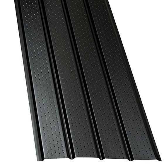 Soffite ventilé Deluxe en aluminium 4 panneaux, noir, 16" x 12 ...